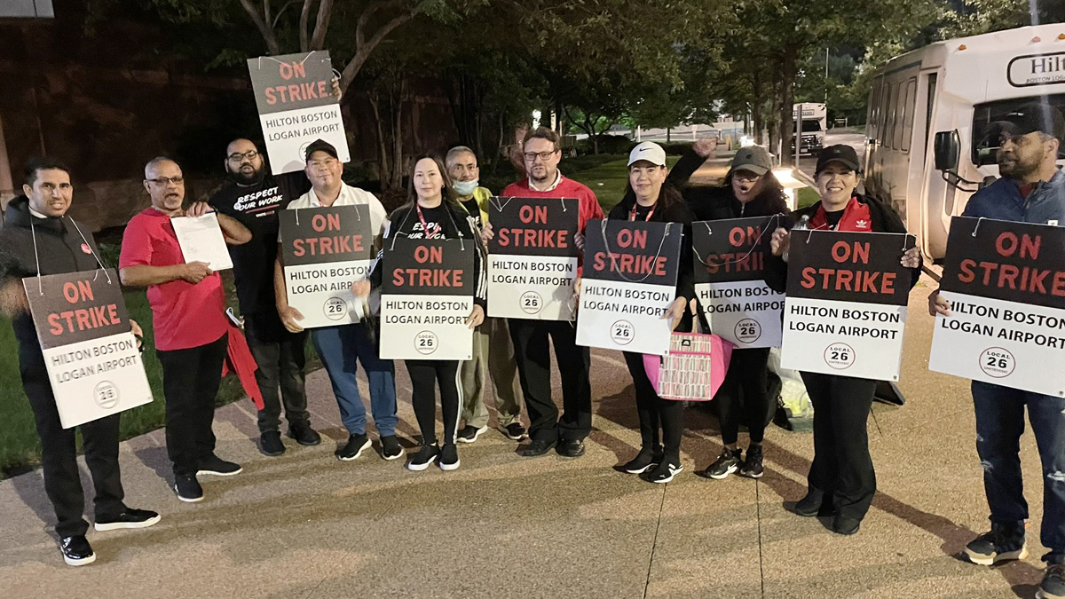 Hotel Workers Strike in Boston and Greenwich : UNITE HERE!